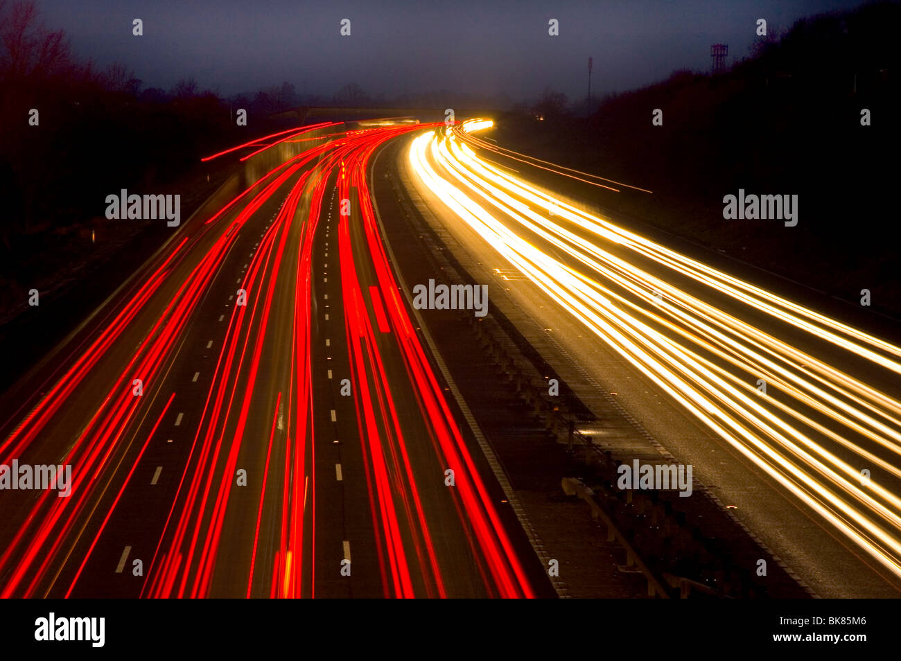 Motorways, M4 Motorway Stock Photo - Alamy