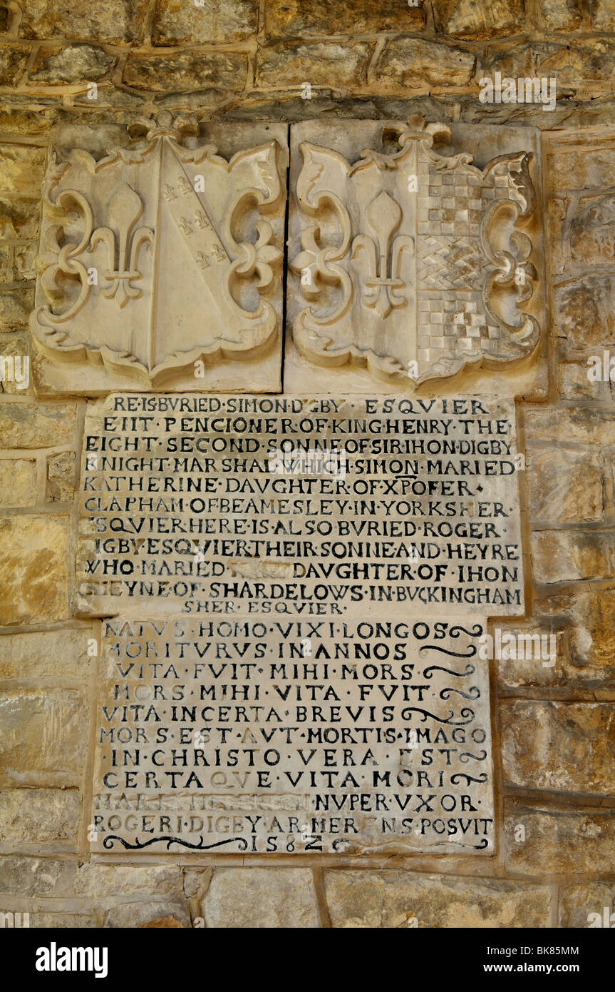 Rutland church digby memorial hi-res stock photography and images - Alamy