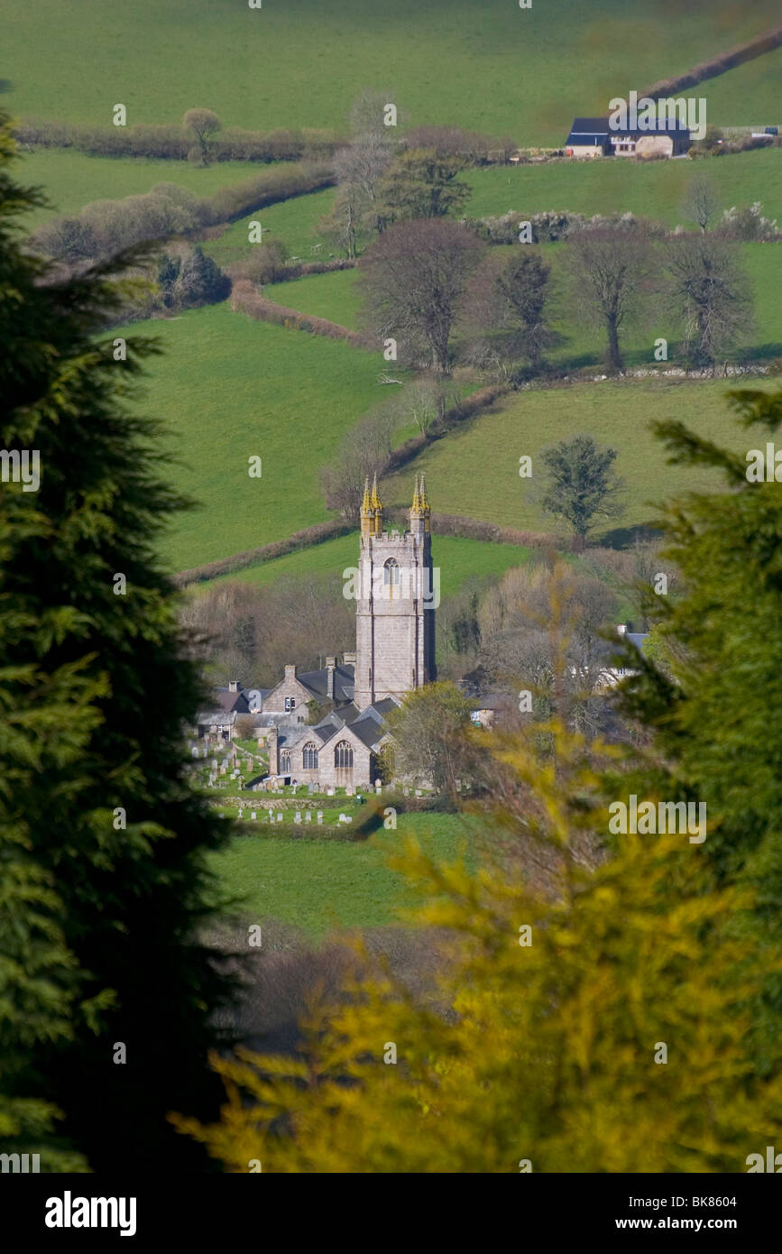 Devon, Widecombe in the Moor Stock Photo - Alamy