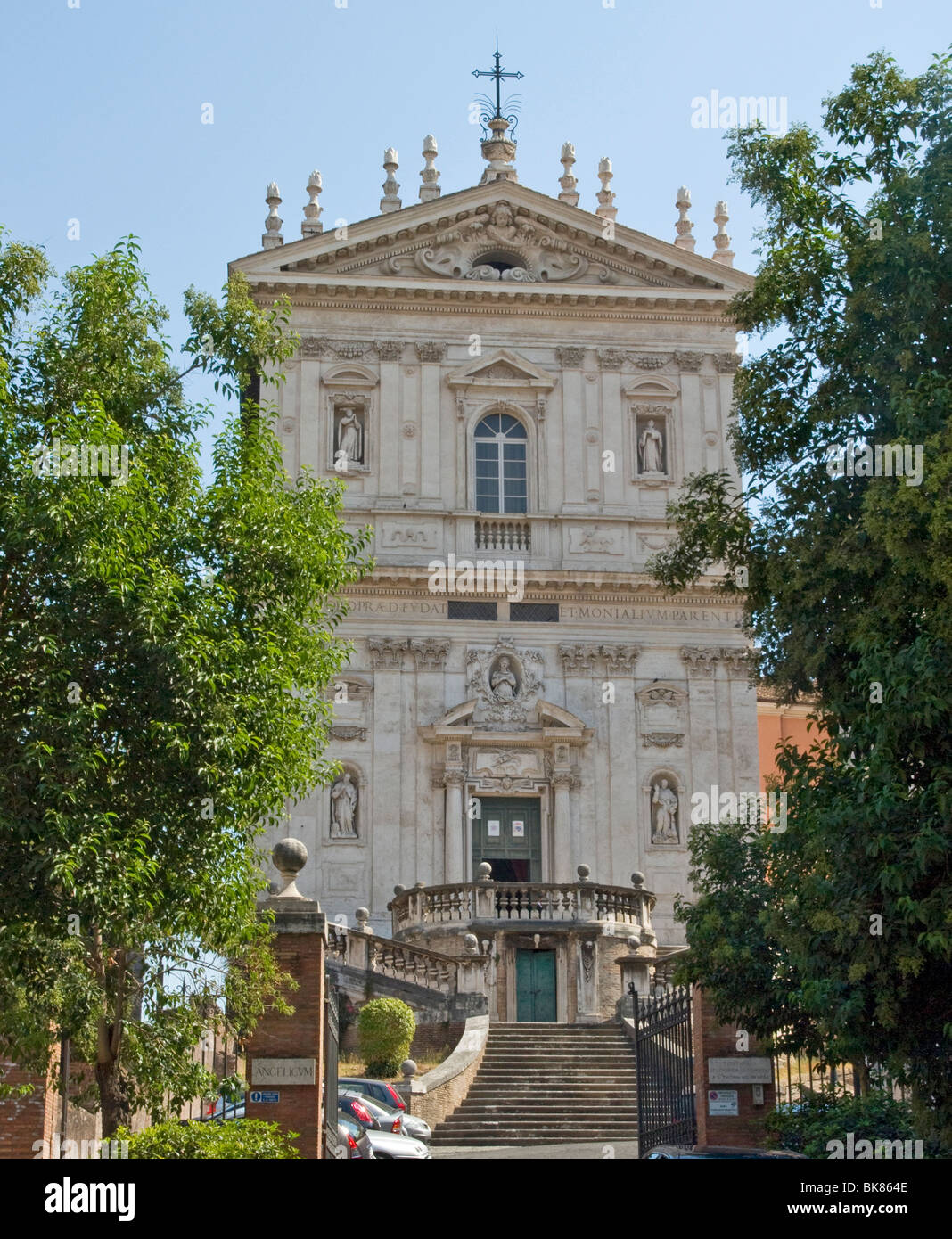 Rome Italy the church of Dominic and Sixtus the Angelicum Stock Photo ...