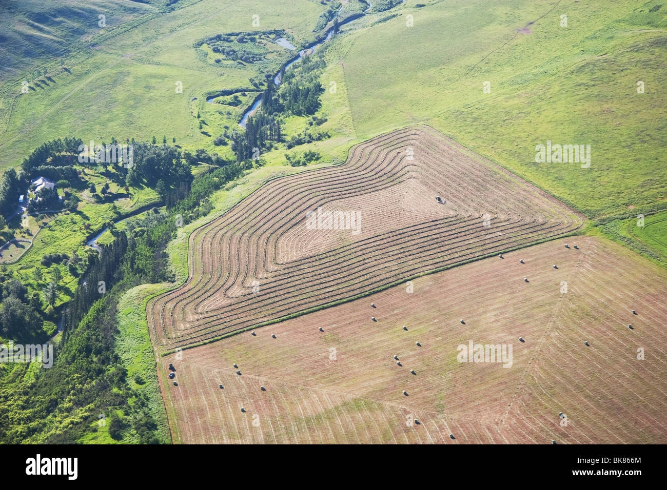Canada field aerial hi-res stock photography and images - Alamy