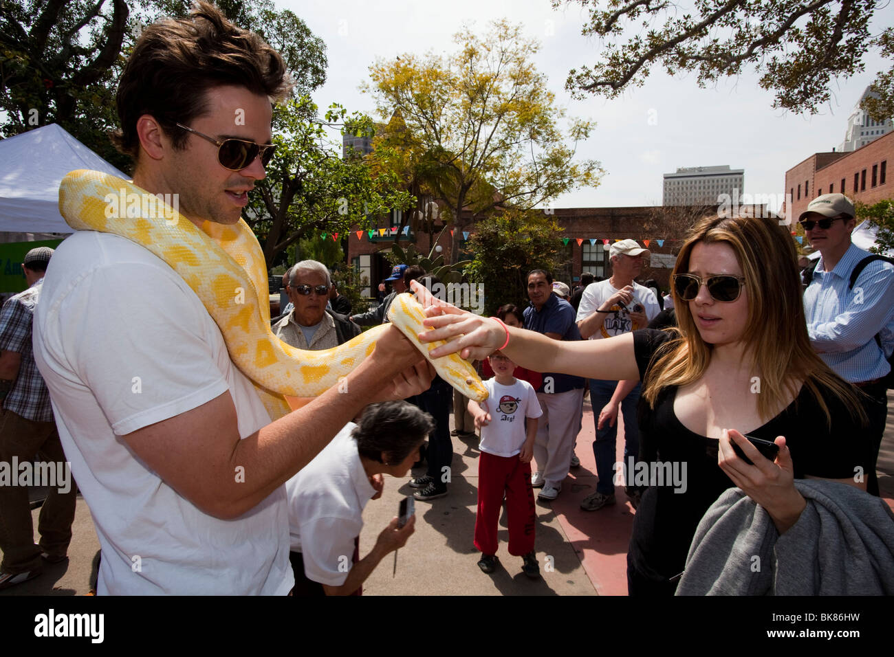 Python, The Blessing of the Animals, Olvera Street, Downtown Los ...