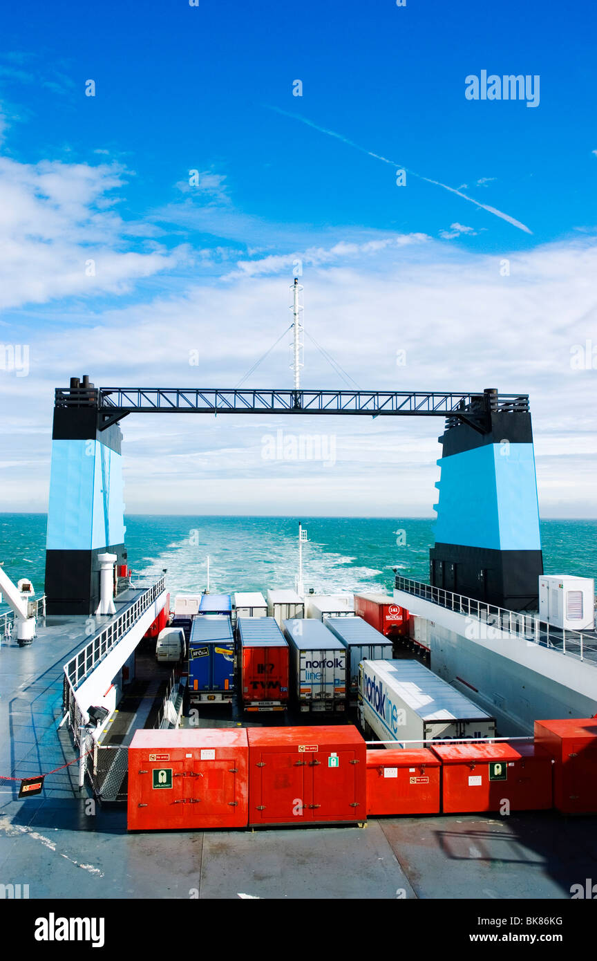 English Channel, Cross Channel Ferry Stock Photo - Alamy