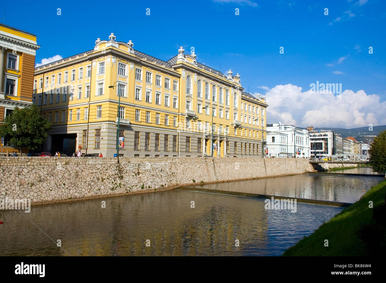Bosnia, Sarajevo, Central Post Office Stock Photo - Alamy