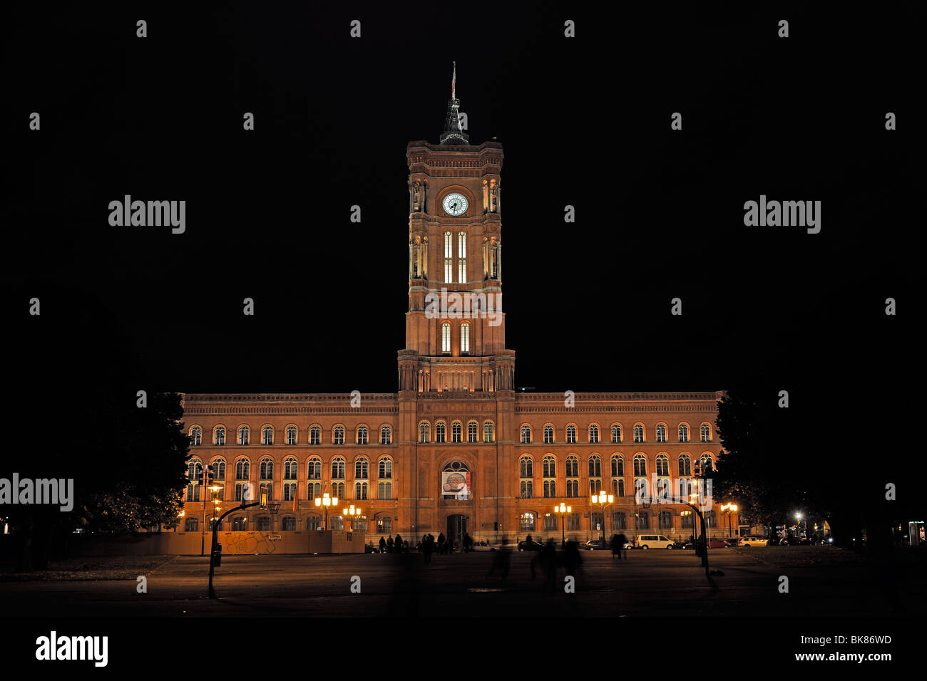 The red town hall berlin night hi-res stock photography and images - Alamy
