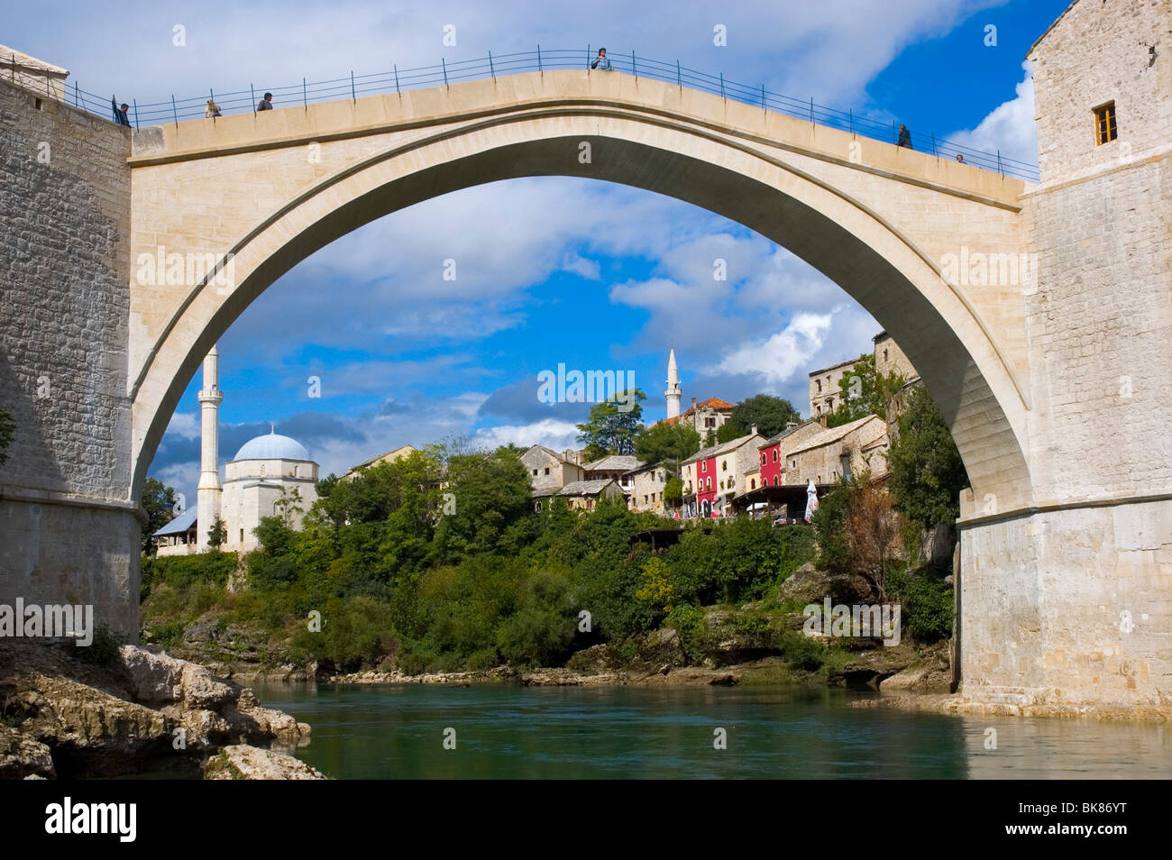 Bosnia, Mostar, Stari Most Bridge Stock Photo - Alamy