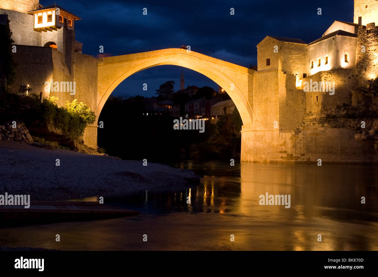 Bosnia, Mostar, Stari Most Bridge Stock Photo - Alamy
