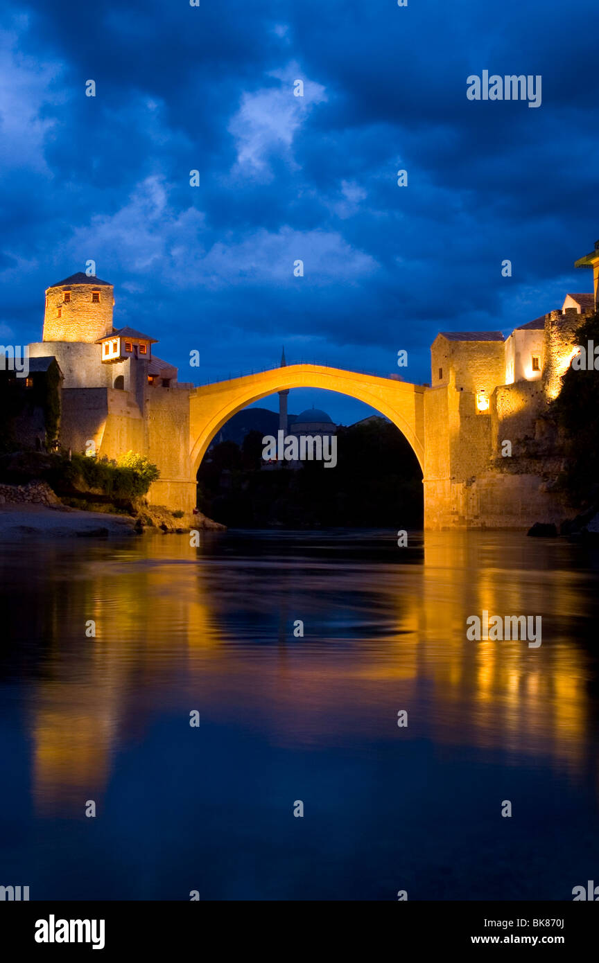Bosnia, Mostar, Stari Most Bridge Stock Photo - Alamy