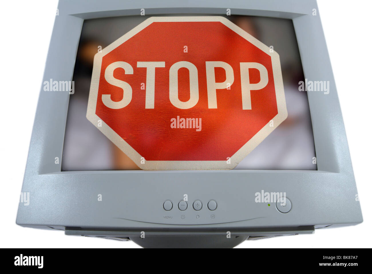 Monitor at an angle cut out hi-res stock photography and images - Alamy