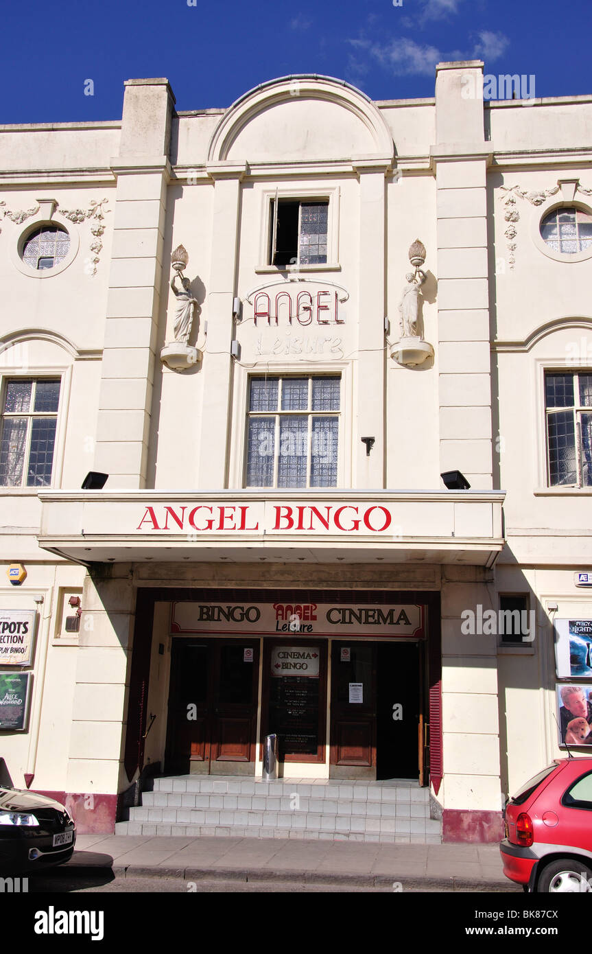 Art deco facade angel bingo hi-res stock photography and images - Alamy