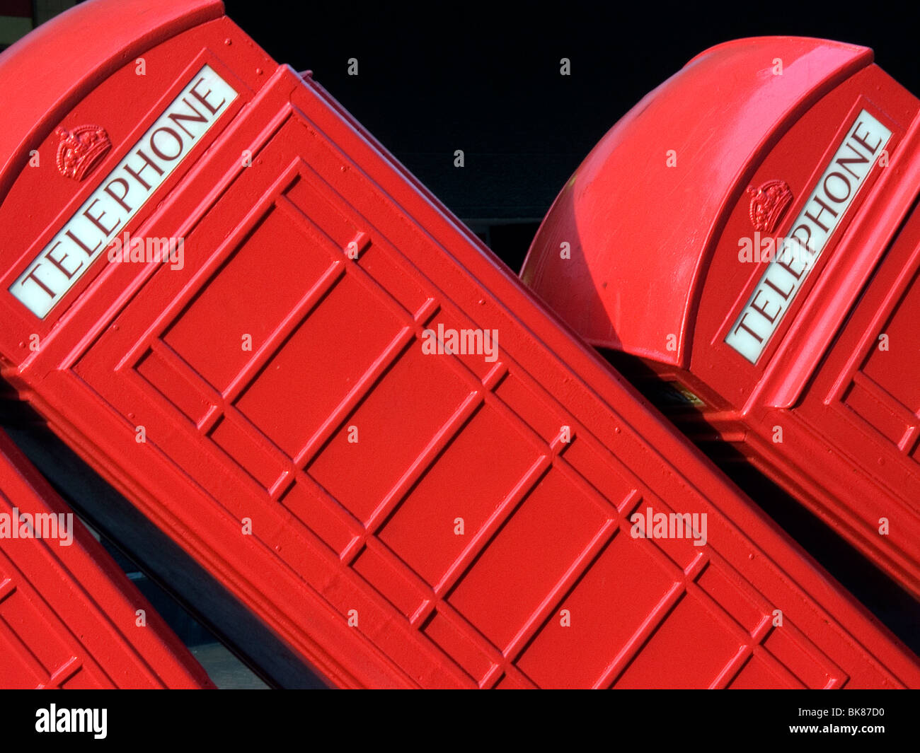 Red telephone boxes kingston hi-res stock photography and images - Alamy