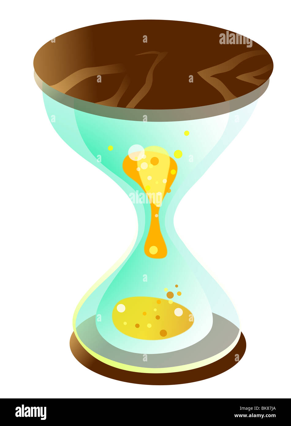 Cartoon hourglass hi-res stock photography and images - Alamy
