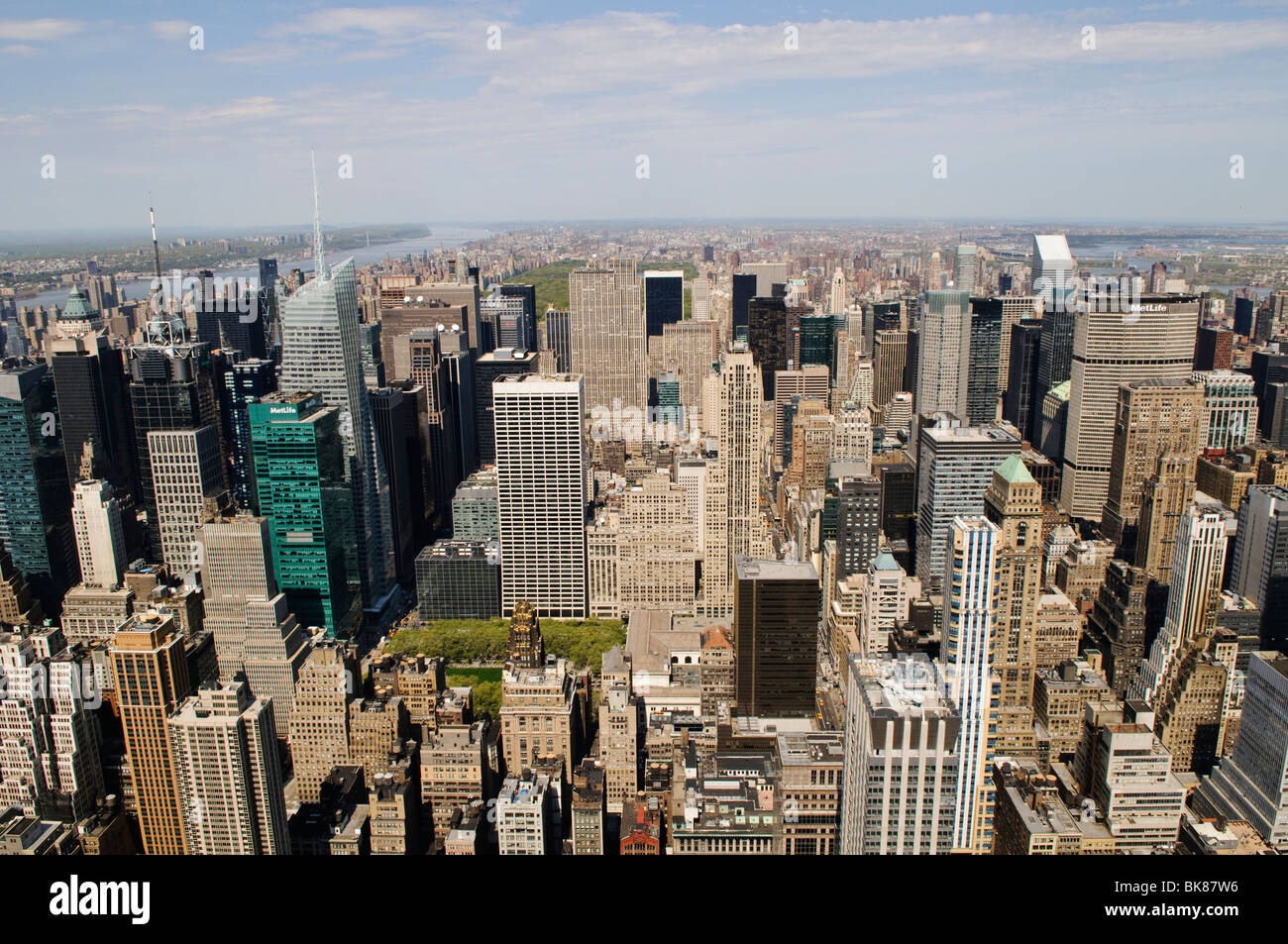 Manhattan Skyline From Empire State Building New York City // NEW YORK ...
