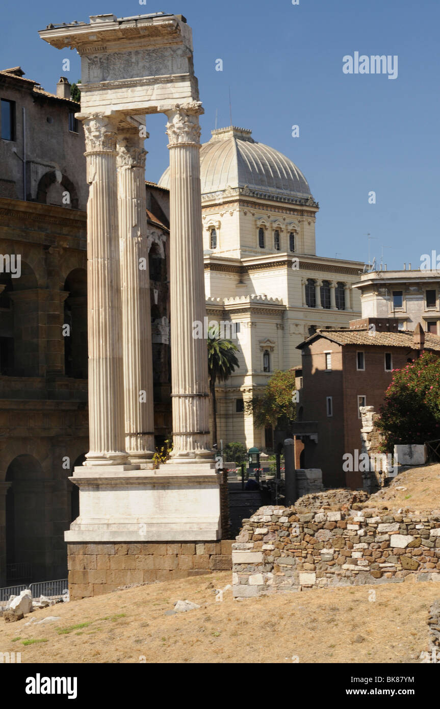 Apollo Temple at the Theatre of Marcellus, Rome, Lazio, Italy, Europe ...