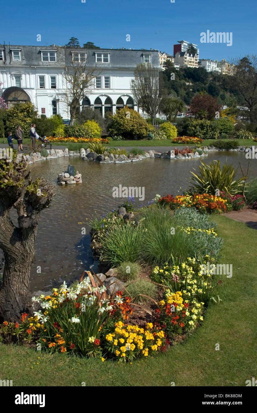 Torquay Torre Abbey Gardens Stock Photo - Alamy