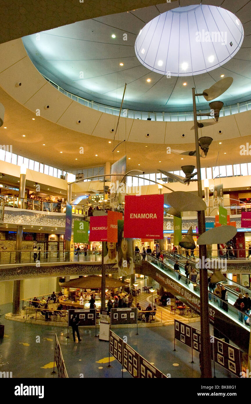 Valencia City, shopping mall interior Stock Photo - Alamy
