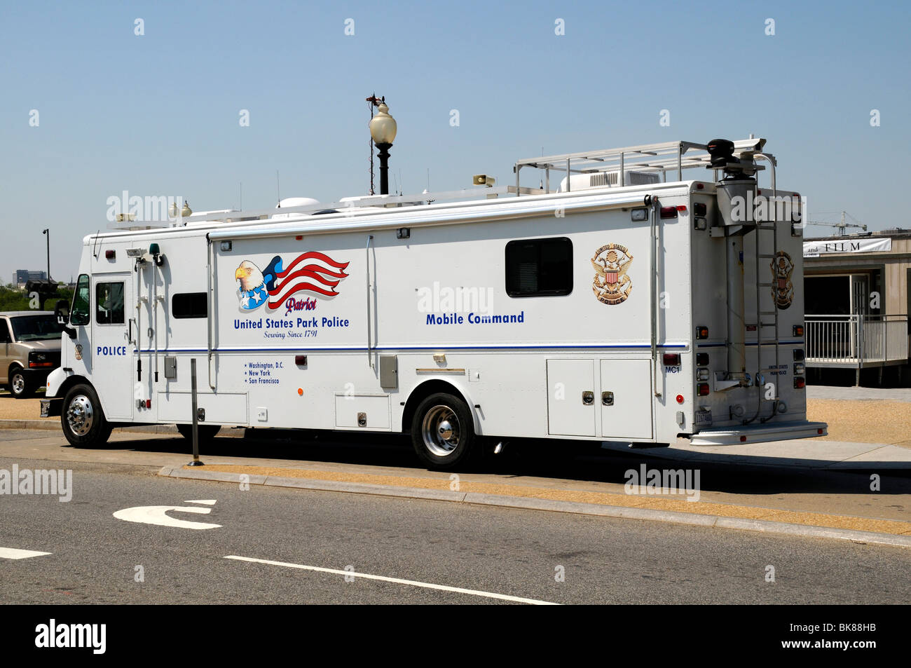 United States Park Police Mobile Command Post Stock Photo, Royalty Free ...