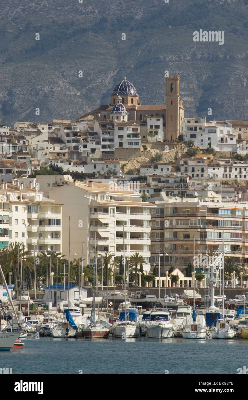 Altea, Old Town and Port Stock Photo - Alamy