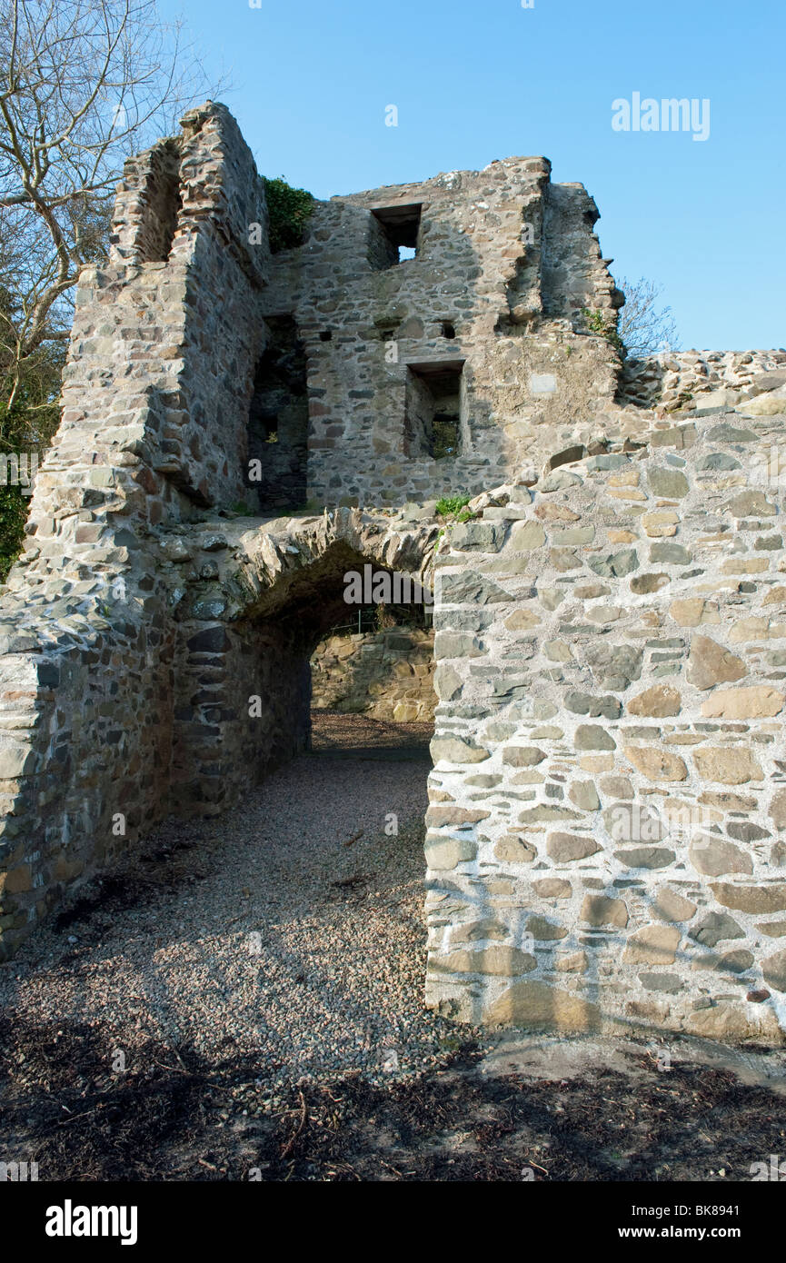 Magee Castle Ruins Stock Photo - Alamy