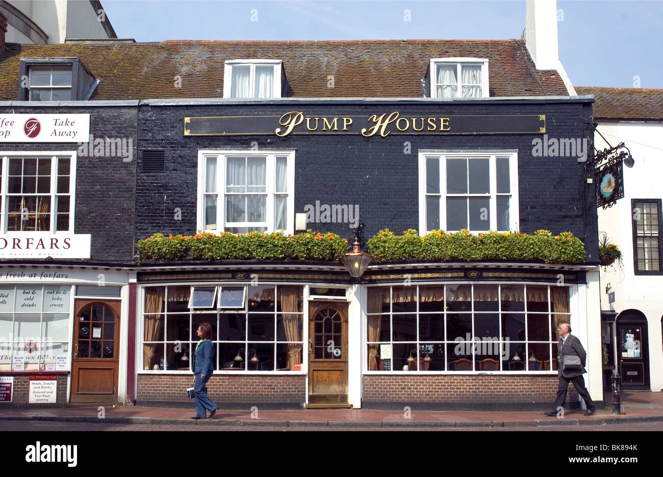 Brighton, The Lanes, The Pump House Stock Photo - Alamy