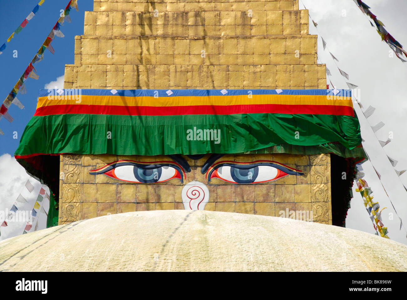 UNESCO World Heritage Site, Tibetan Buddhism, architecture, Bodhnath ...