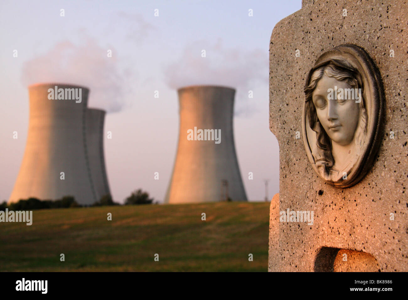 Dukovany Nuclear Power Station of the CEZ Group, South Moravia, Czech ...