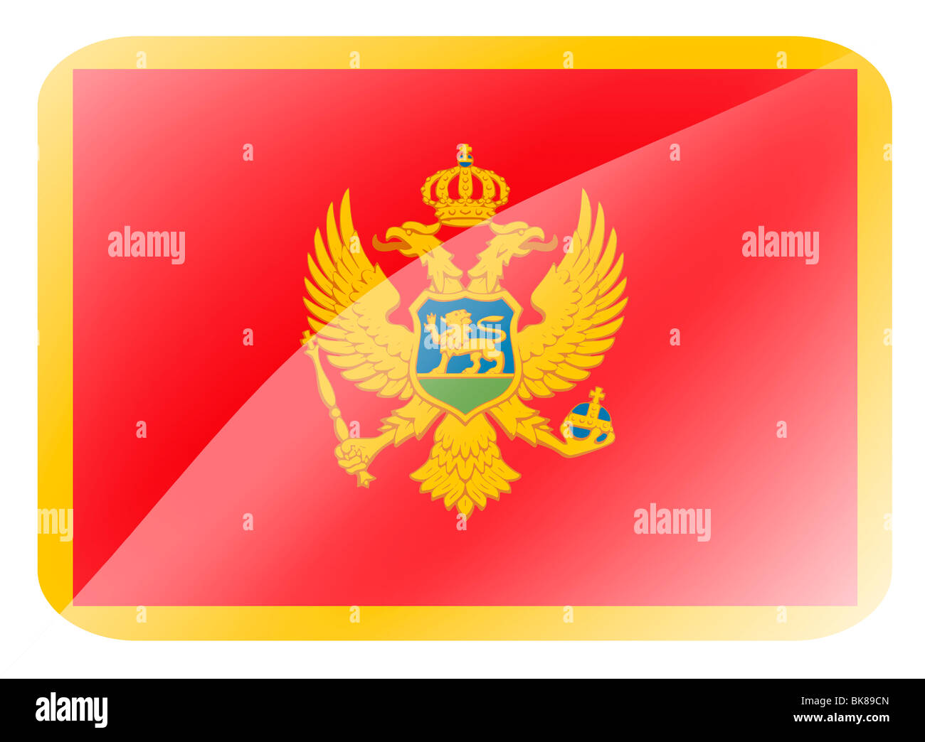 Montenegro flag hi-res stock photography and images - Alamy