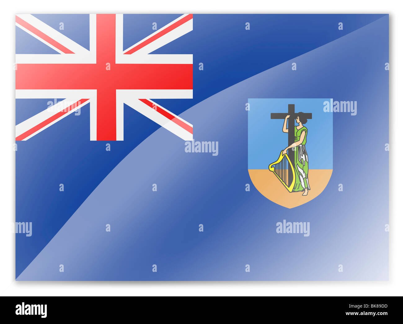 Montserrat flag Cut Out Stock Images & Pictures - Alamy