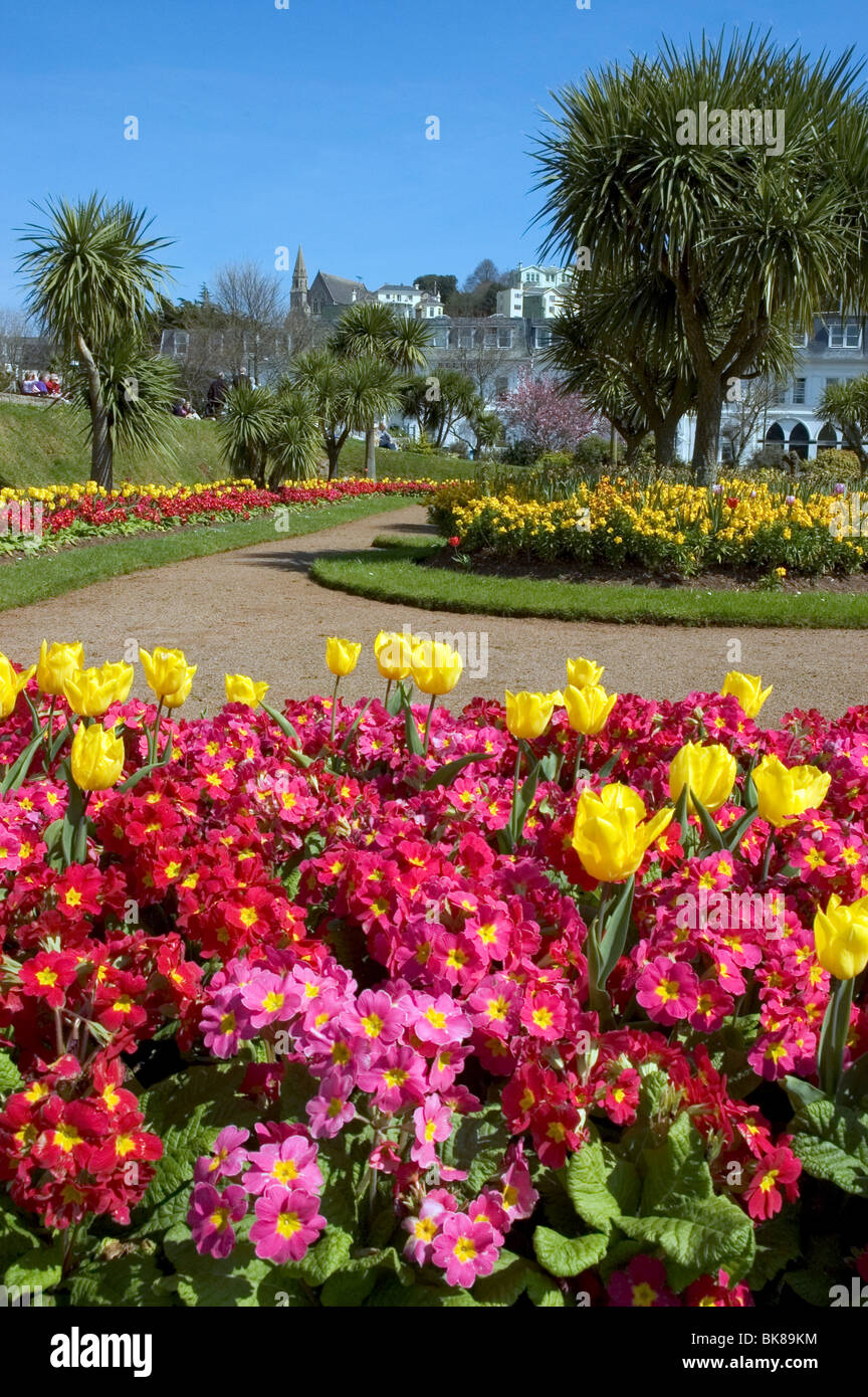 Devon, Torquay, Abbey Torre Gardens Stock Photo - Alamy