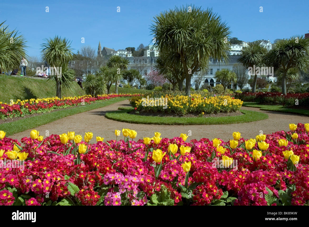Devon, Torquay, Abbey Torre Gardens Stock Photo - Alamy