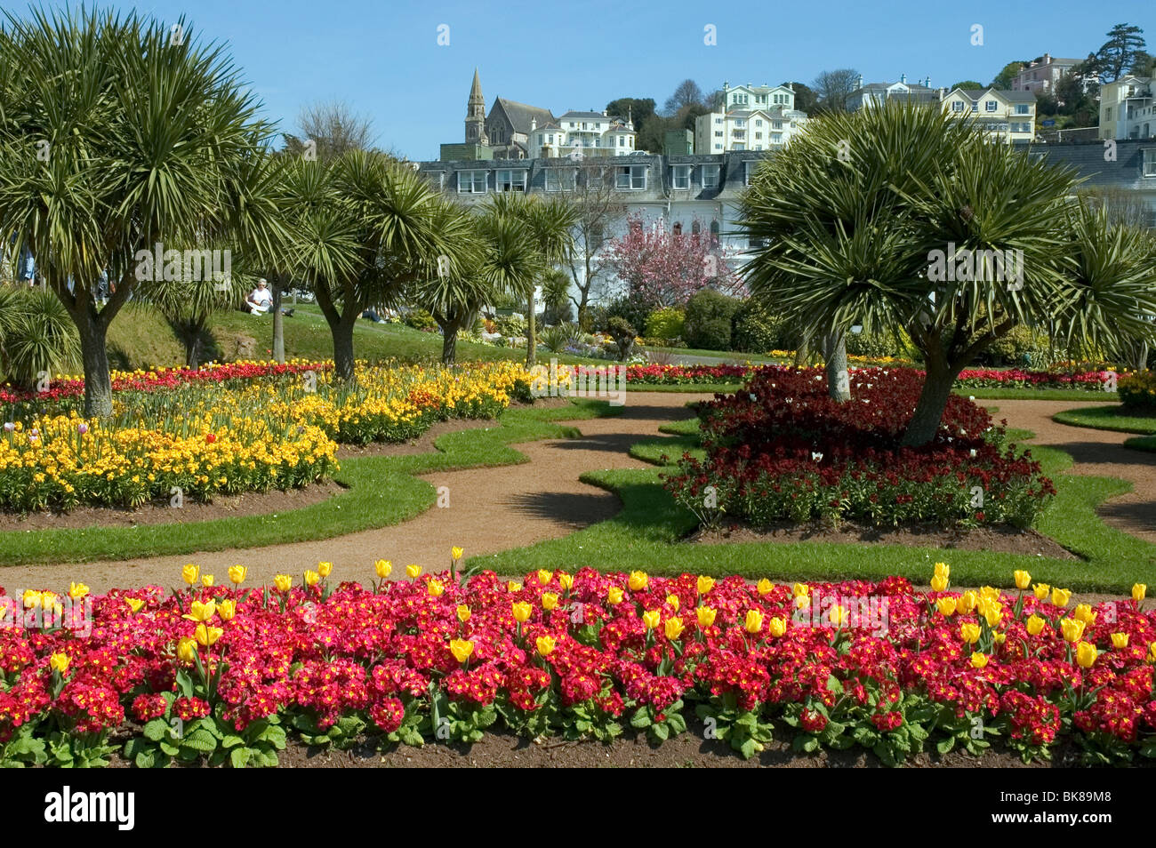 Devon, Torquay, Abbey Torre Gardens Stock Photo - Alamy