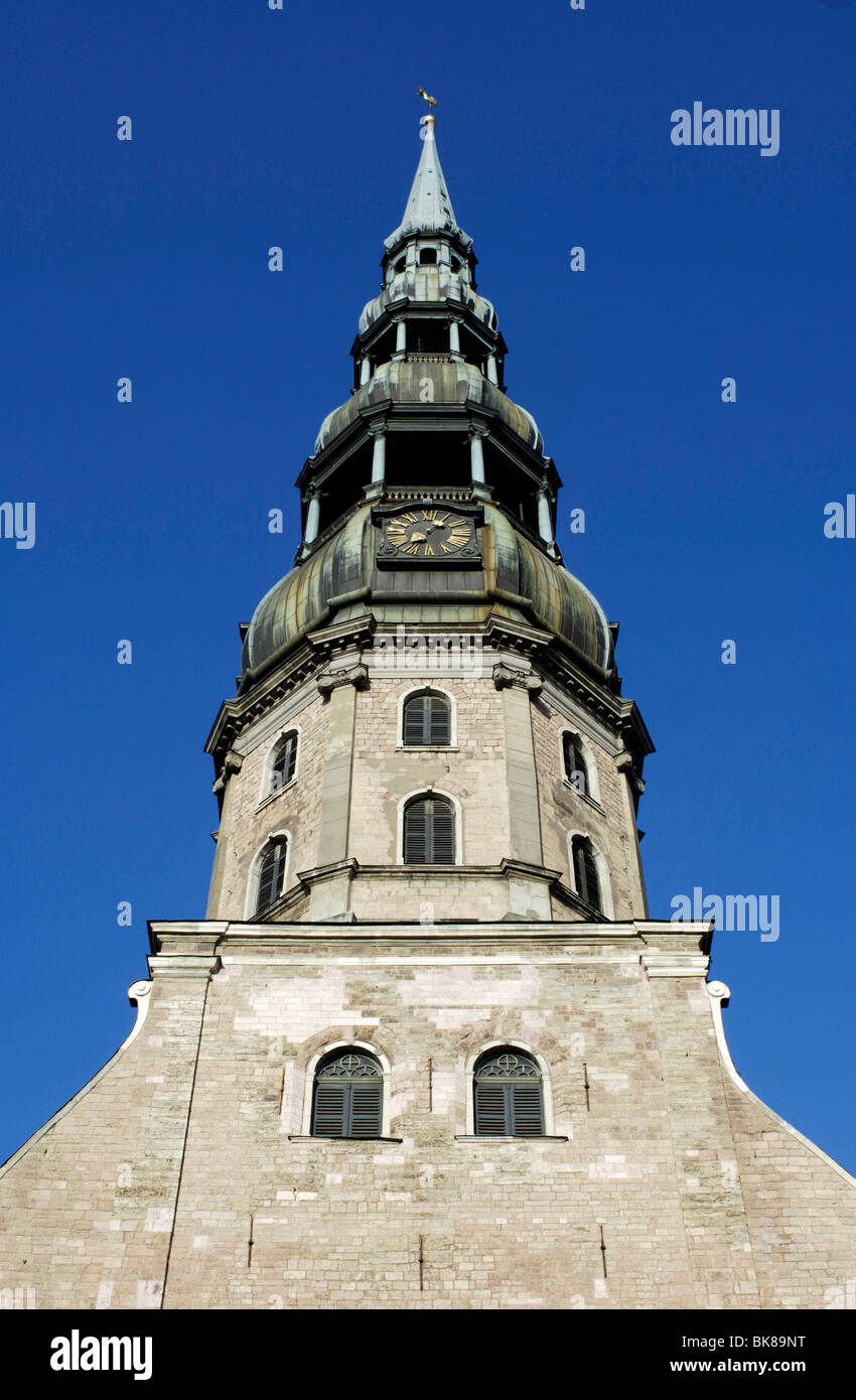St. Peter's Church in Riga, Latvia, Northern Europe Stock Photo - Alamy