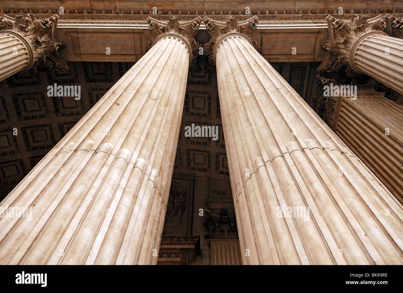 Corinthian column capitals at St. Paul's Cathedral, St. Paul's ...