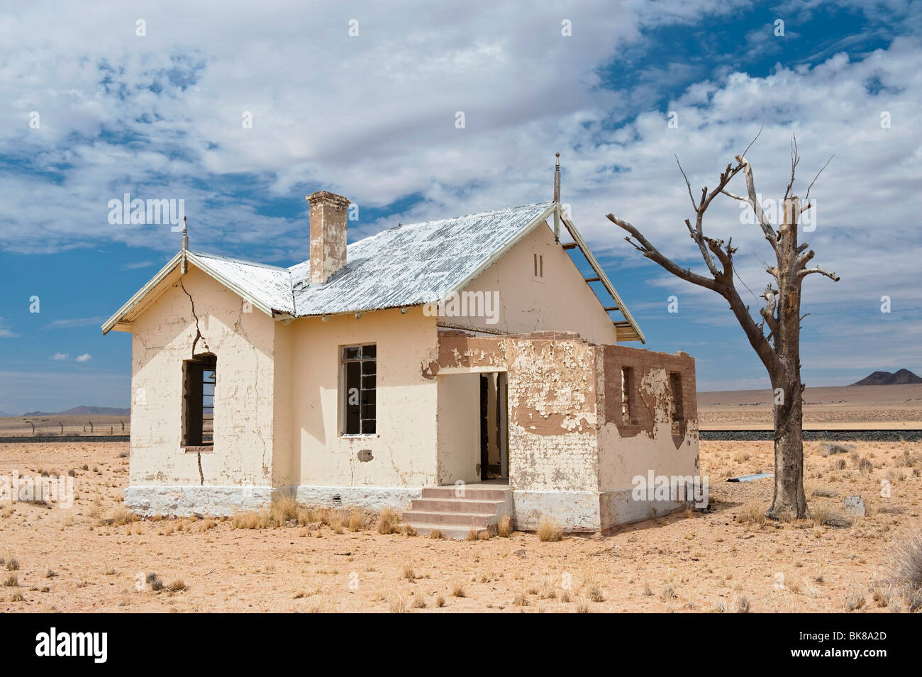 Garub Railway Station long abandoned on the Road to Luderitz, Namibia ...
