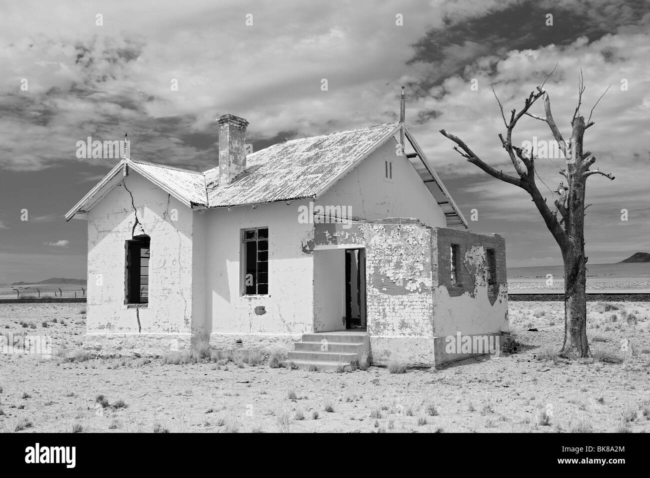 Garub Railway Station long abandoned on the Road to Luderitz, Namibia ...