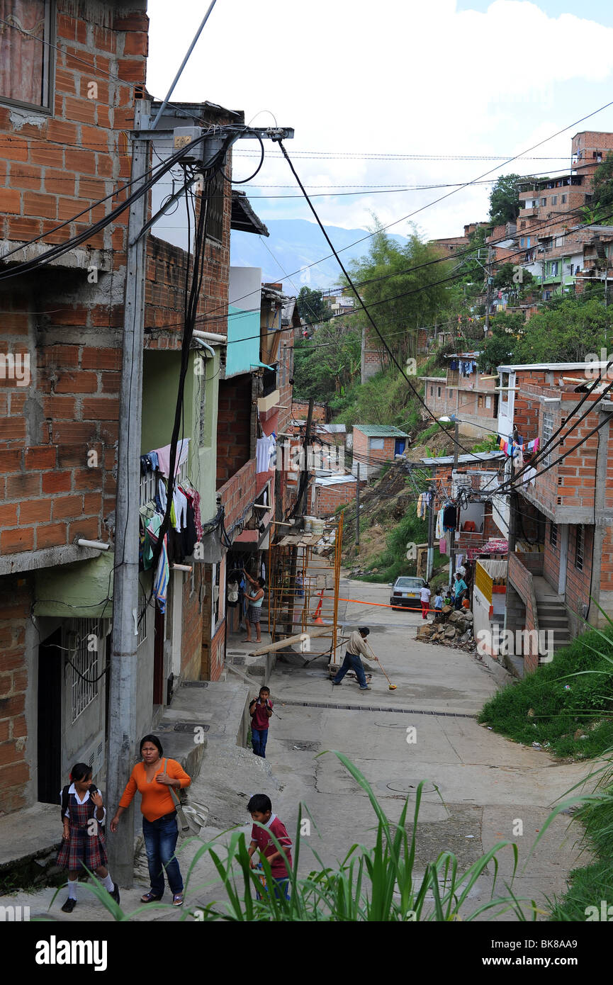 Houses in poor area medellin hi-res stock photography and images - Alamy