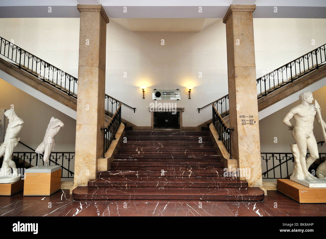 Interior inside museum museums stairs staircase steps hi-res stock ...