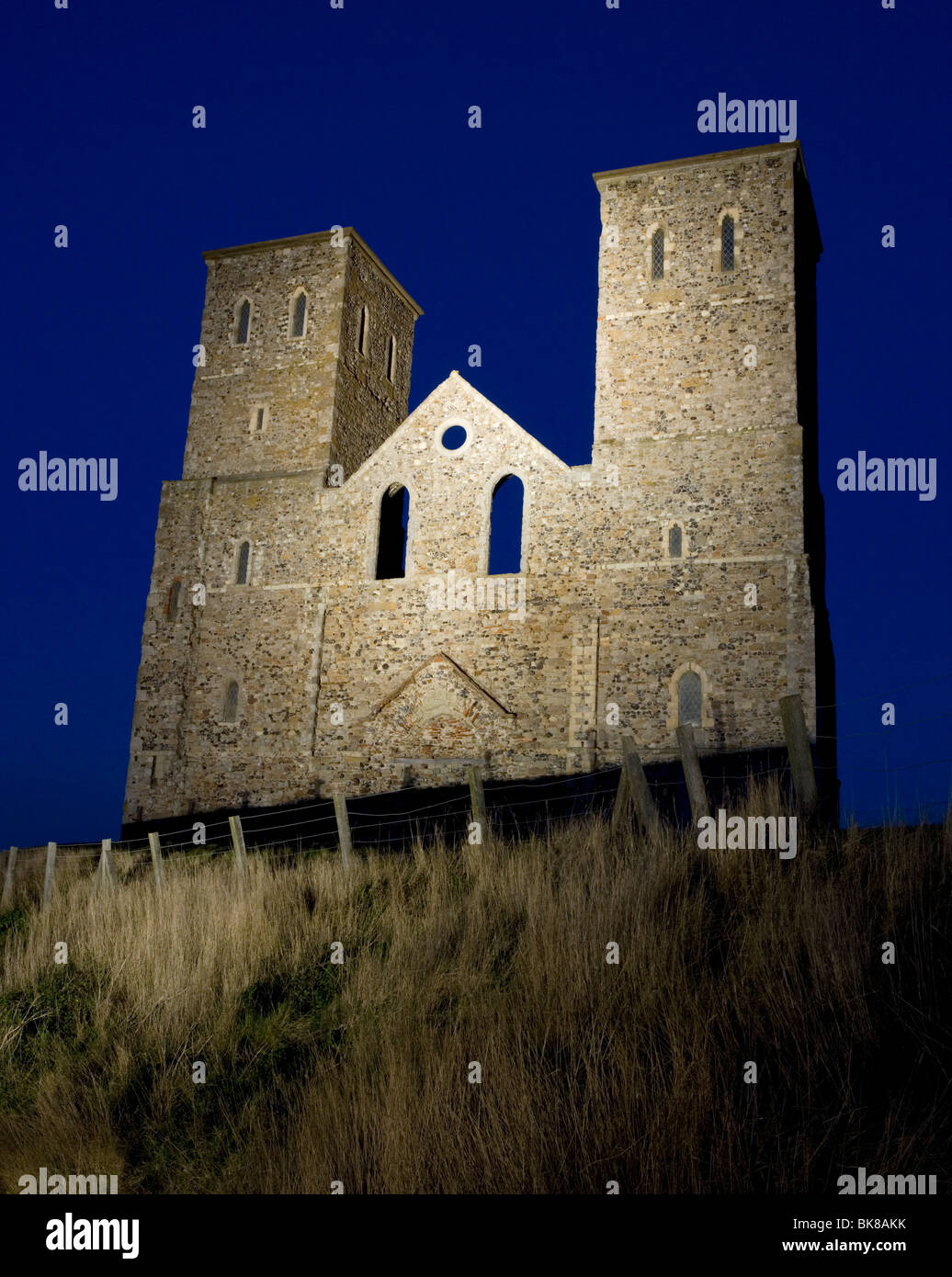 Reculver towers historic roman ruin kent hi-res stock photography and ...