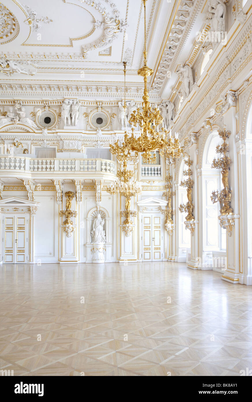 Spanish hall, Prague Castle, Prague, Czech Republic-interior Stock ...