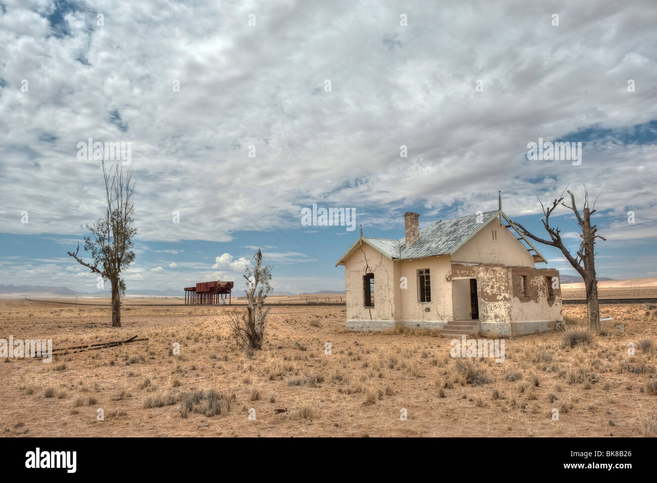 Garub Railway Station long abandoned on the Road to Luderitz, Namibia ...