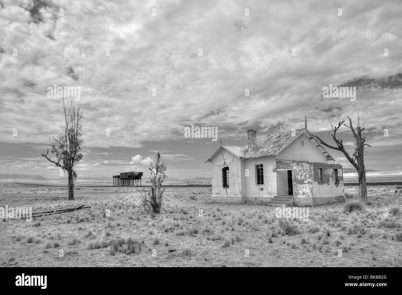 Garub Railway Station long abandoned on the Road to Luderitz, Namibia ...