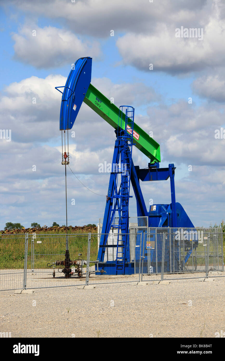 Pumping station for crude oil, wine district, Lower Austria, Austria ...