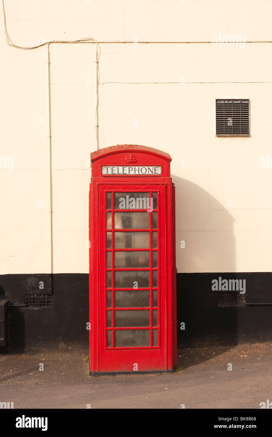 Red "telephone box Stock Photo - Alamy