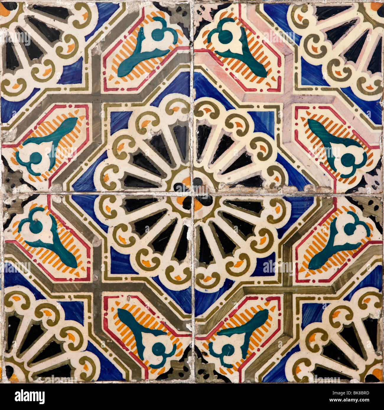 Azulejos tiles front façade building Lisbon Portugal Europe Stock Photo ...