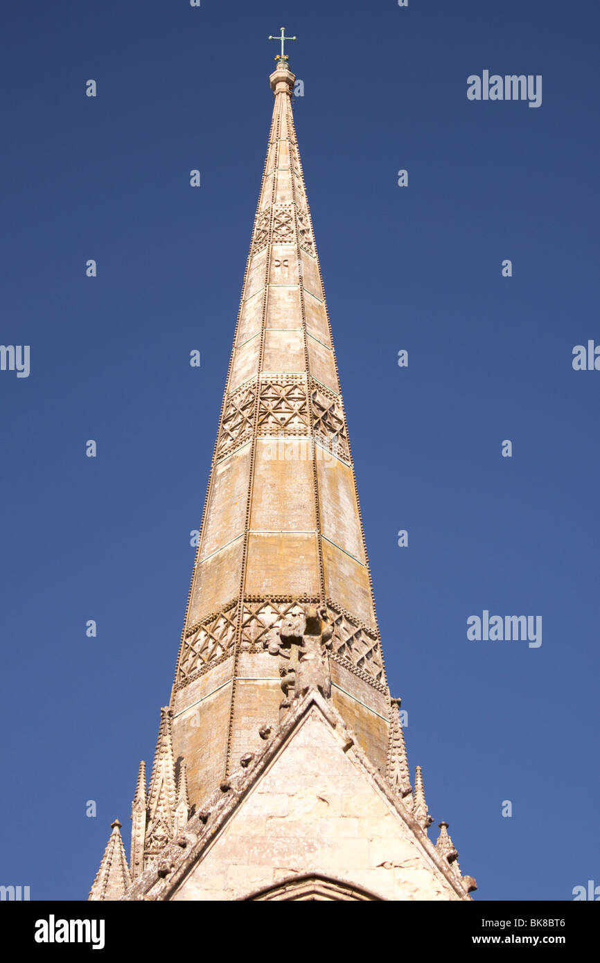 Salisbury Cathedral Spire in the Spring Stock Photo - Alamy