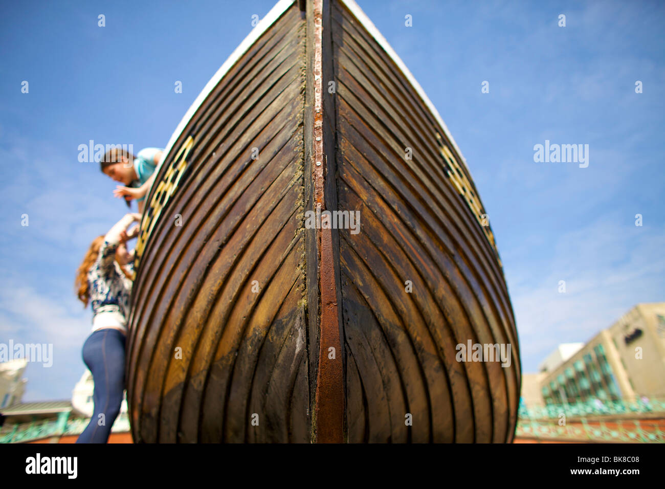 Old boat brighton beach brighton hi-res stock photography and images ...