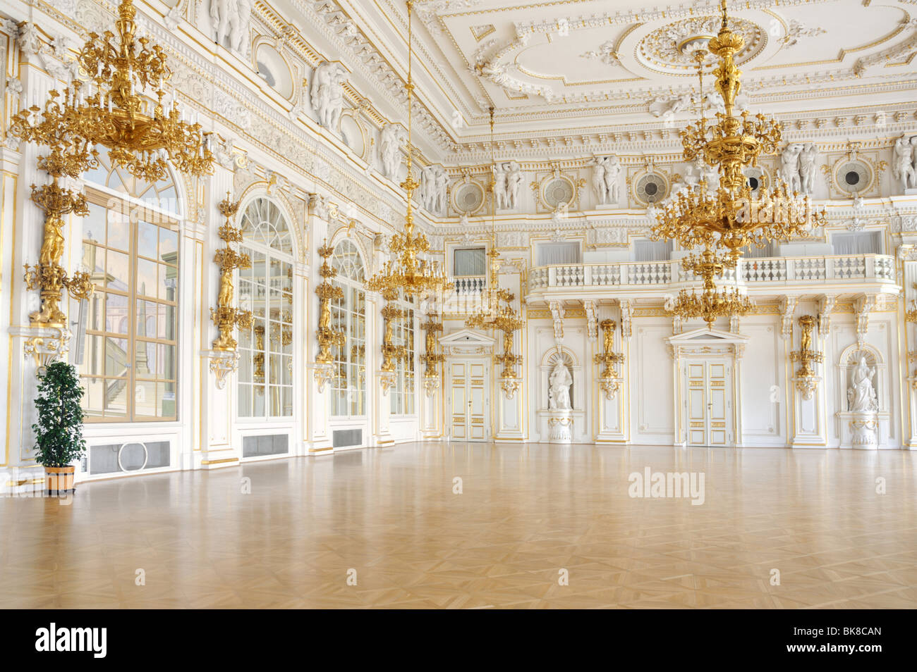 Spanish hall, Prague Castle, Prague, Czech Republic-interior Stock ...