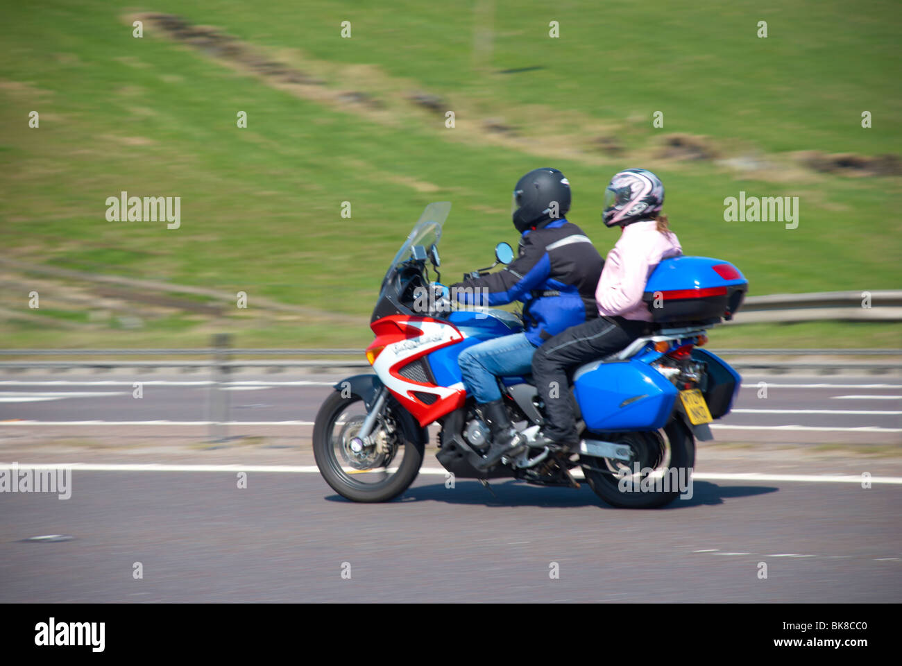 Lady motor bike rider hi-res stock photography and images - Alamy