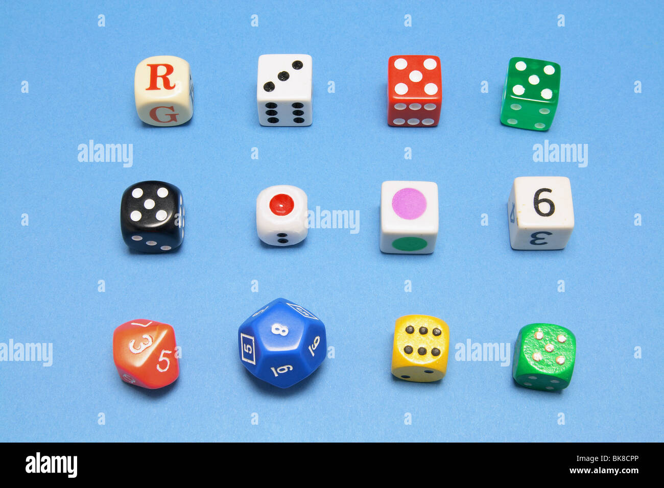 Collection of Dice Stock Photo - Alamy