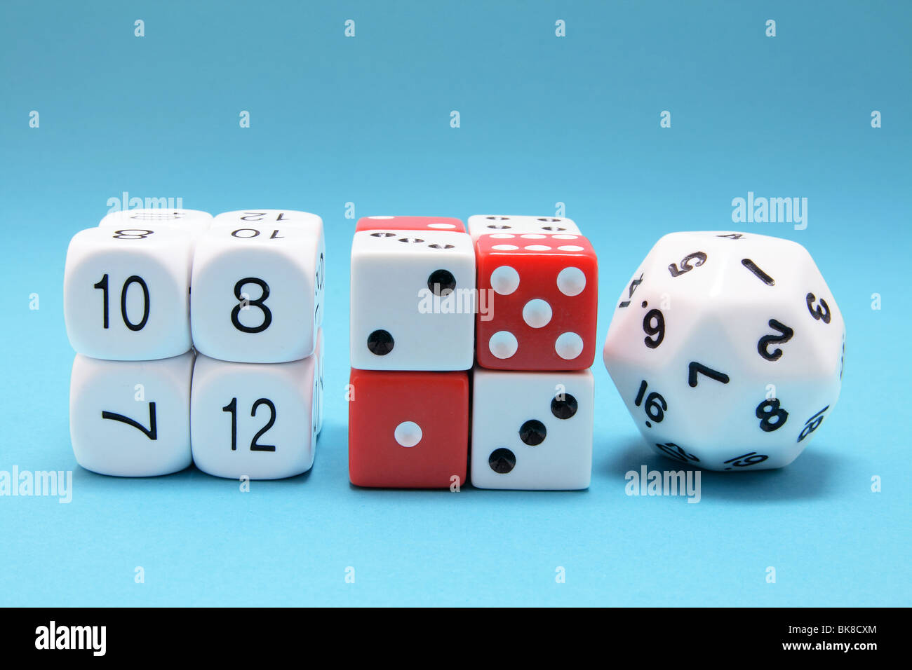 Collection of Dice Stock Photo - Alamy